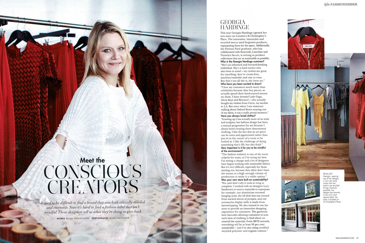 Georgia Hardinge - Press - Hello Fashion feature Georgia Hardinge's ...